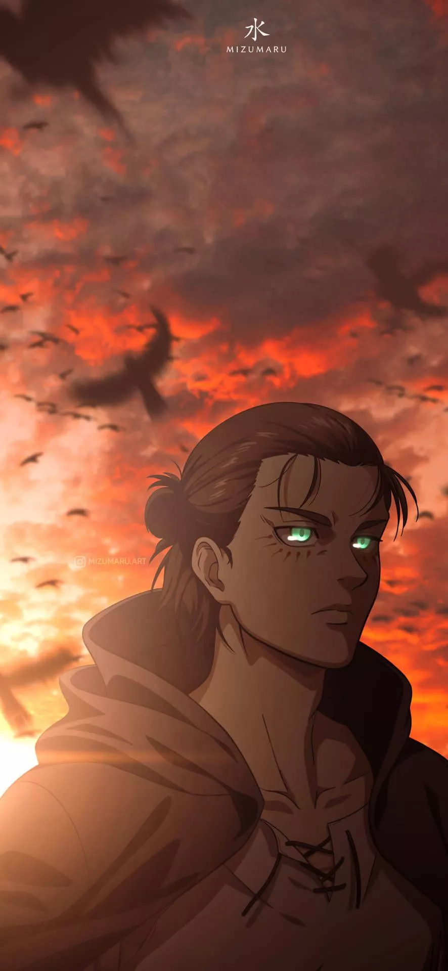 Eren Yeager Sad Wallpapers - Wallpaper Cave