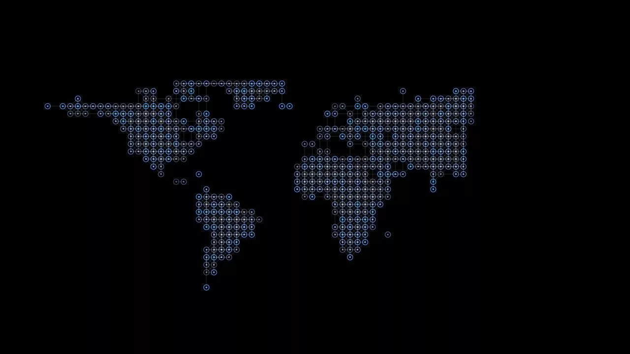 Futuristic World Map Wallpapers - Wallpaper Cave