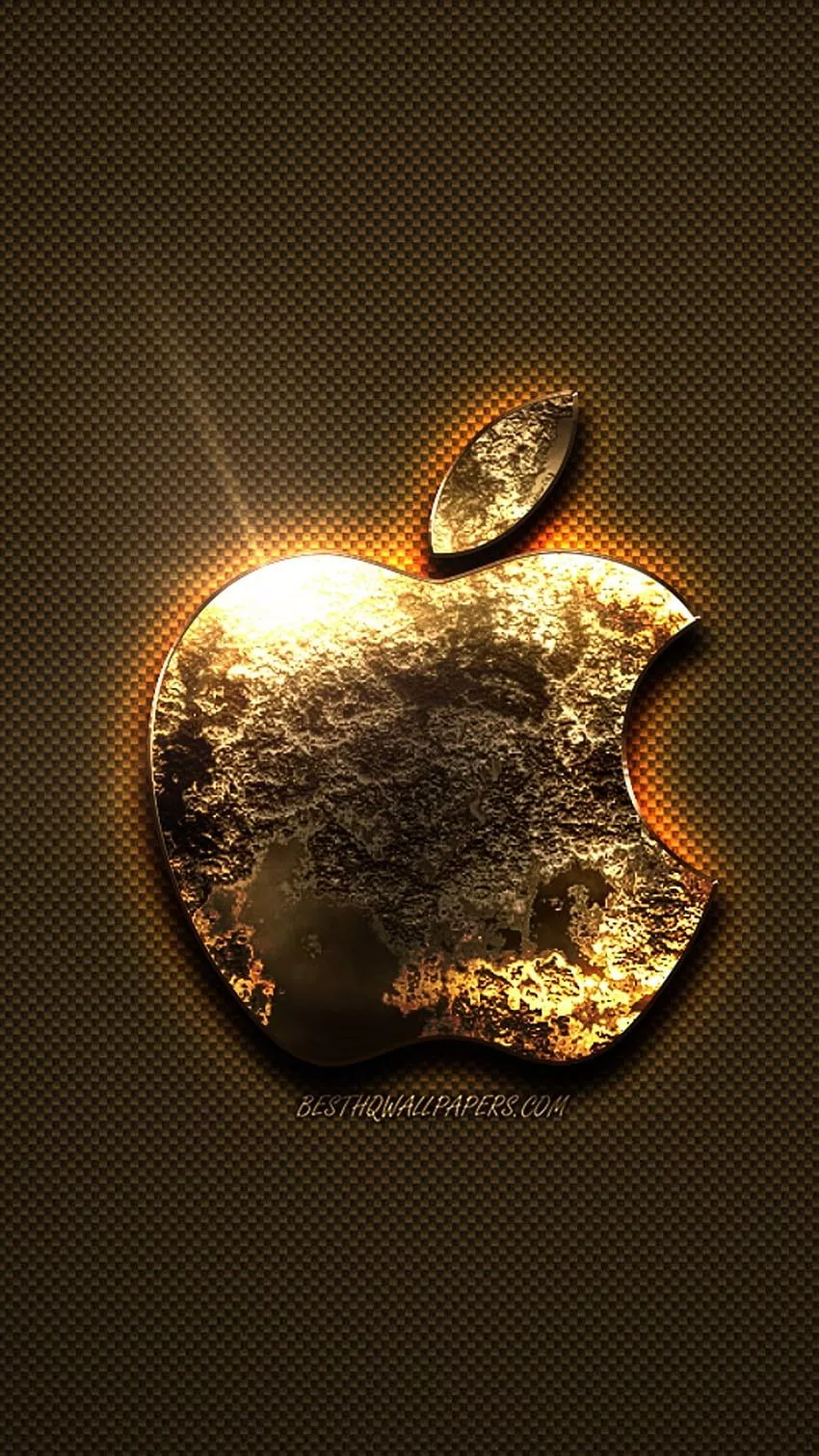 Gold iPhone Logo Wallpapers - Wallpaper Cave