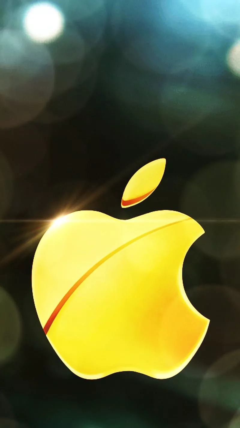 Golden iPhone Logo Wallpapers - Wallpaper Cave