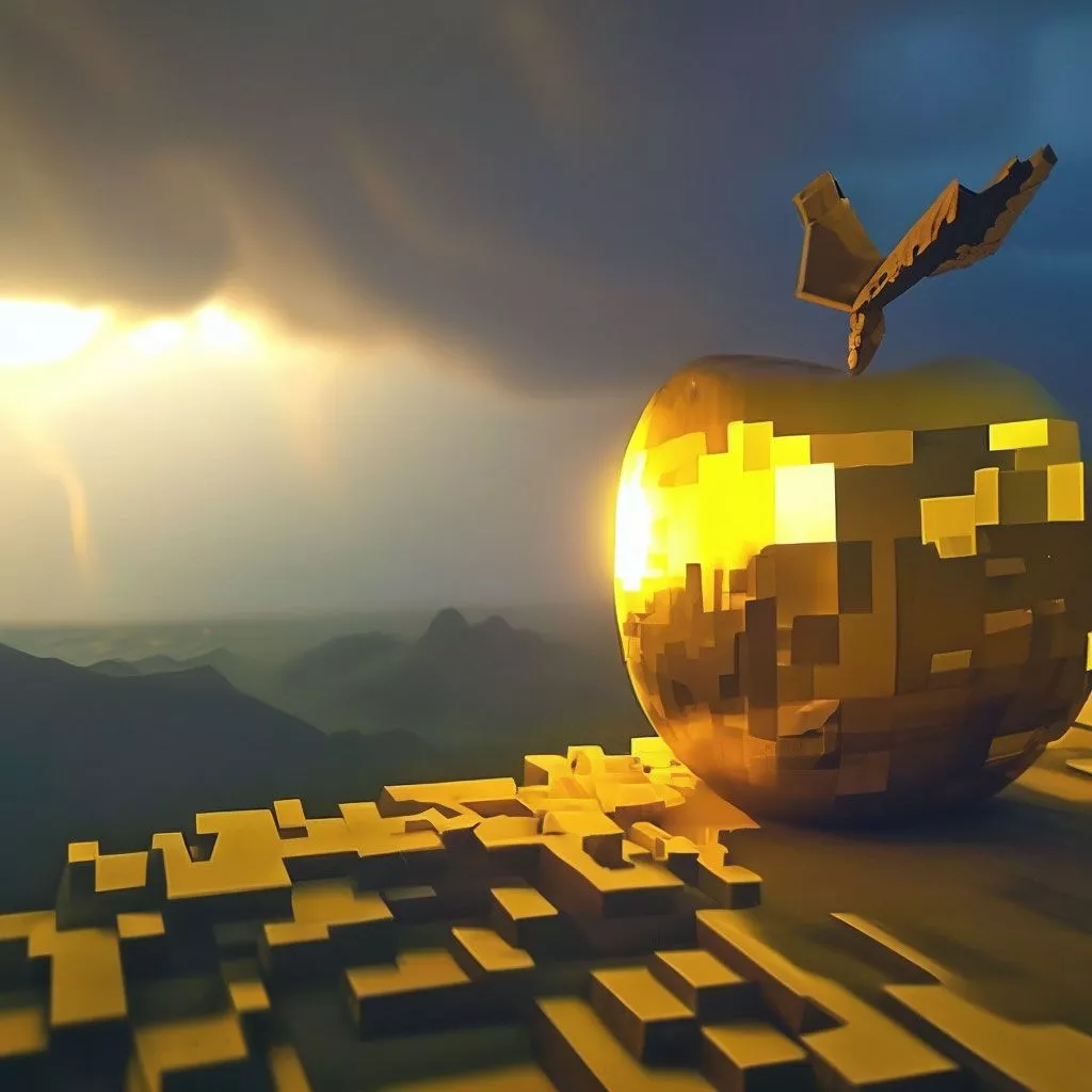 Minecraft Golden Apple Wallpapers - Wallpaper Cave