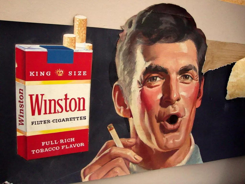 Winston Cigarette Wallpaper 1957 Winston Cigarette Ad Analysis