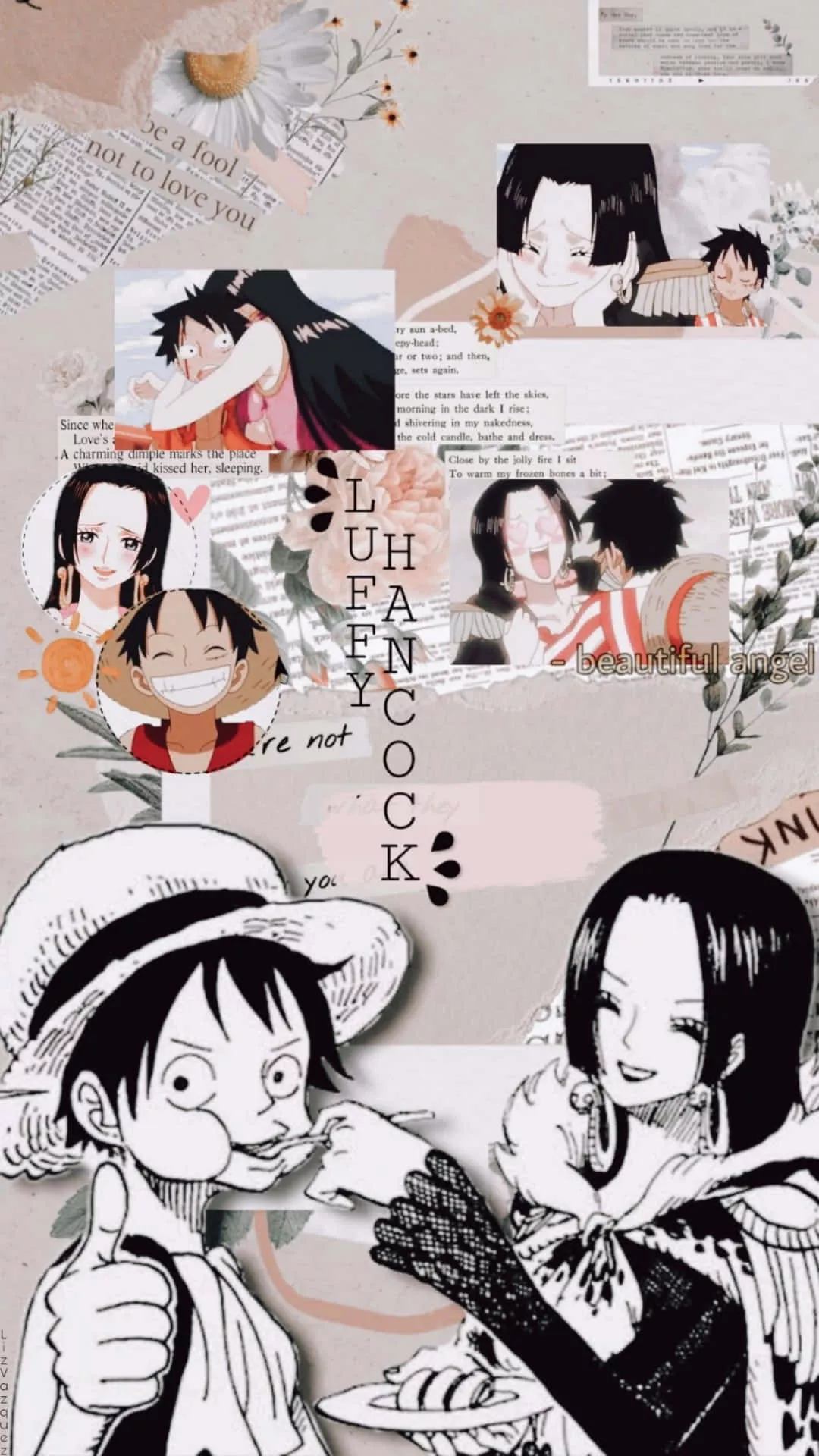 One Piece Luffy And Boa Wallpapers - Wallpaper Cave