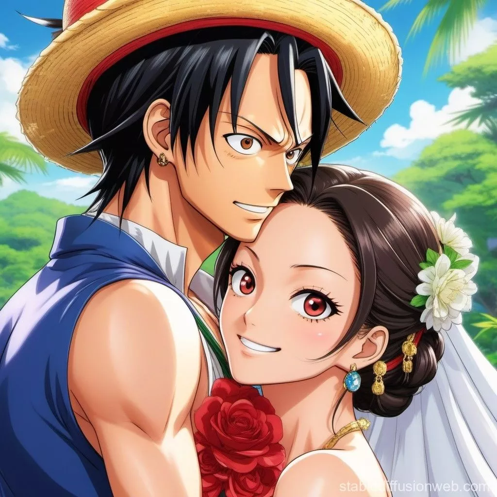 One Piece Luffy And Boa Wallpapers - Wallpaper Cave