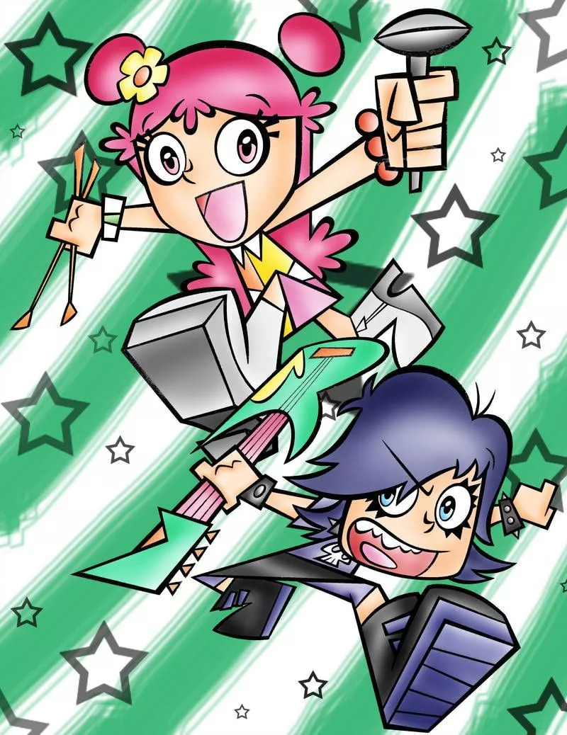 Hi Hi Puffy AmiYumi Phone Wallpapers - Wallpaper Cave