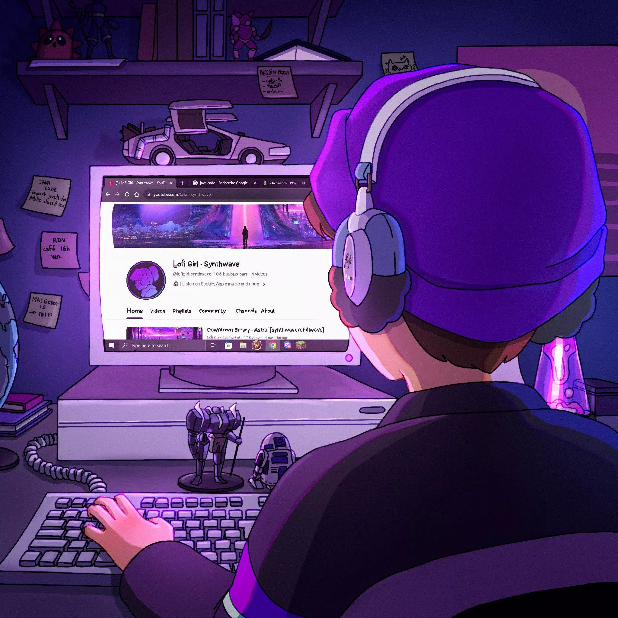 Lofi Coding Wallpapers - Wallpaper Cave