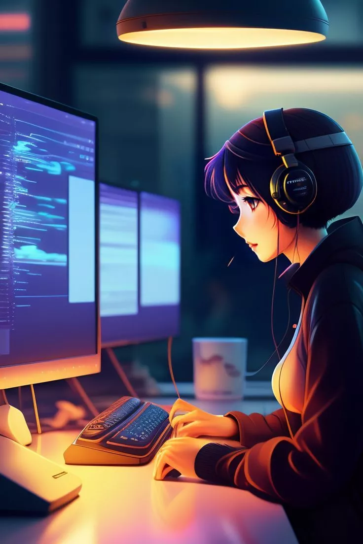 Lofi Coding Wallpapers - Wallpaper Cave