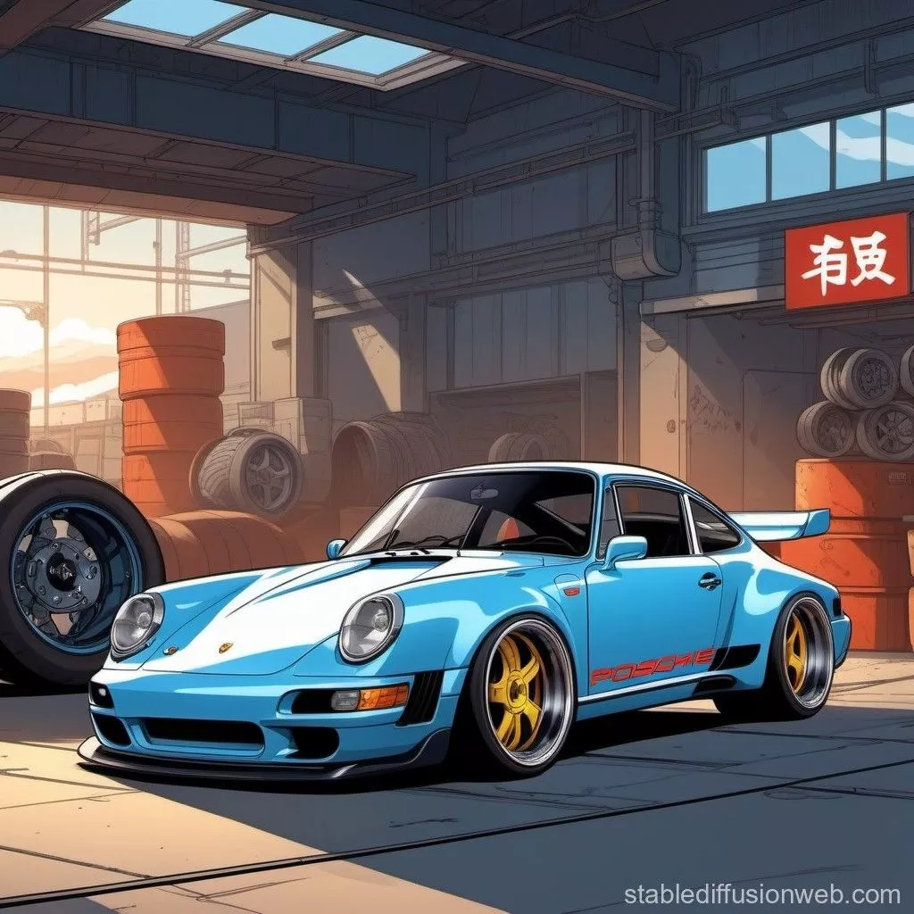 Porsche Anime Wallpapers - Wallpaper Cave