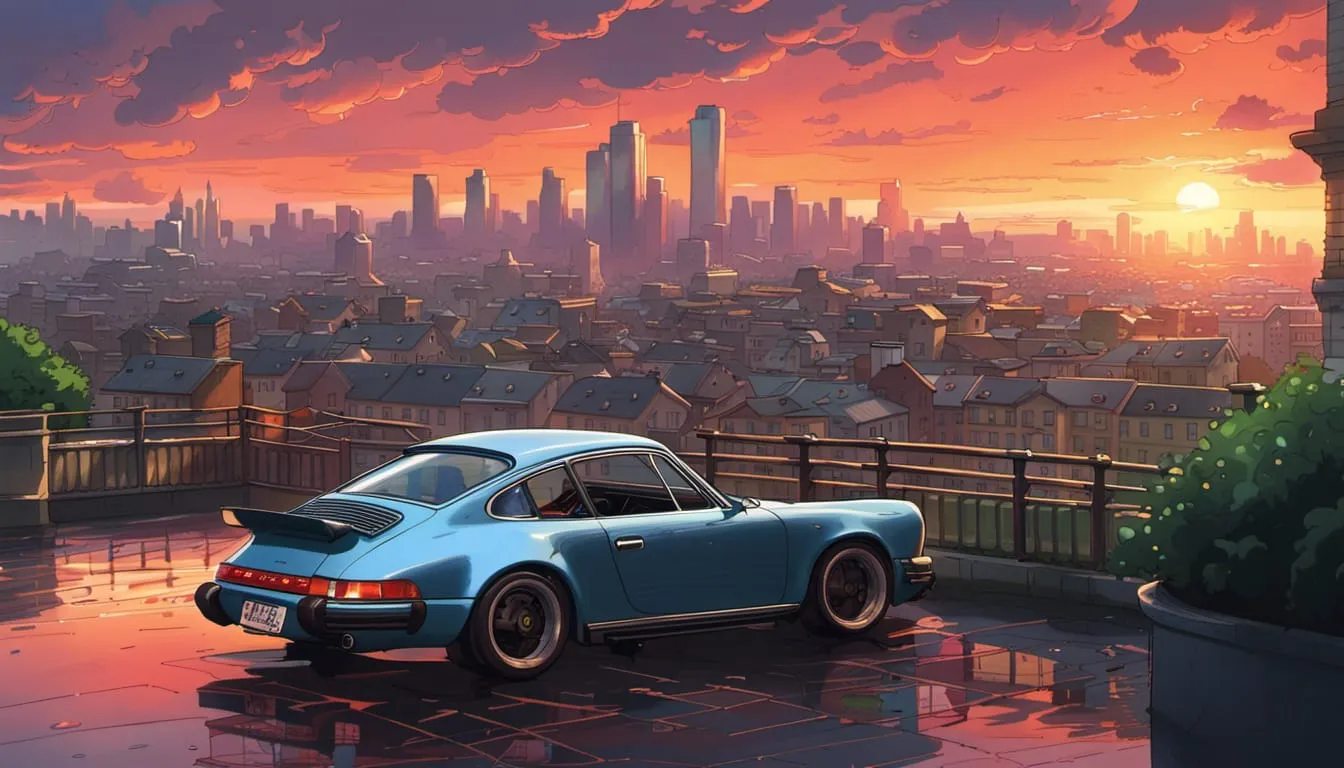 Porsche Anime Wallpapers - Wallpaper Cave
