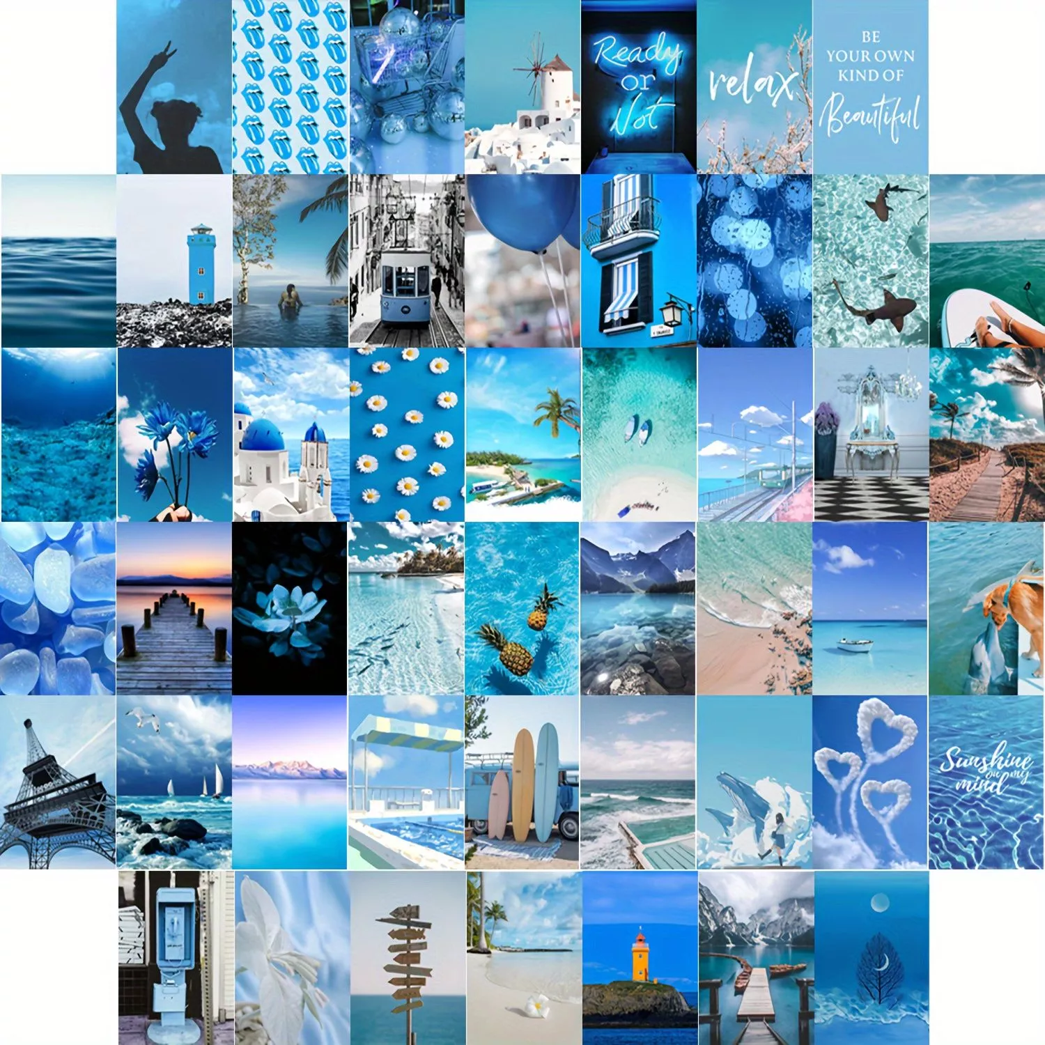 Preppy Beach Collage Wallpapers - Wallpaper Cave