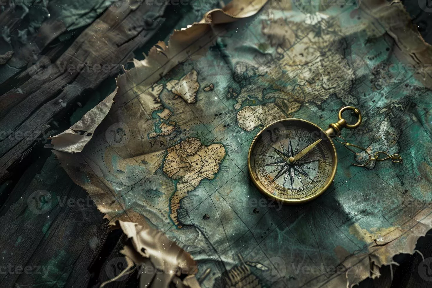 World Map With Compass Wallpapers - Wallpaper Cave