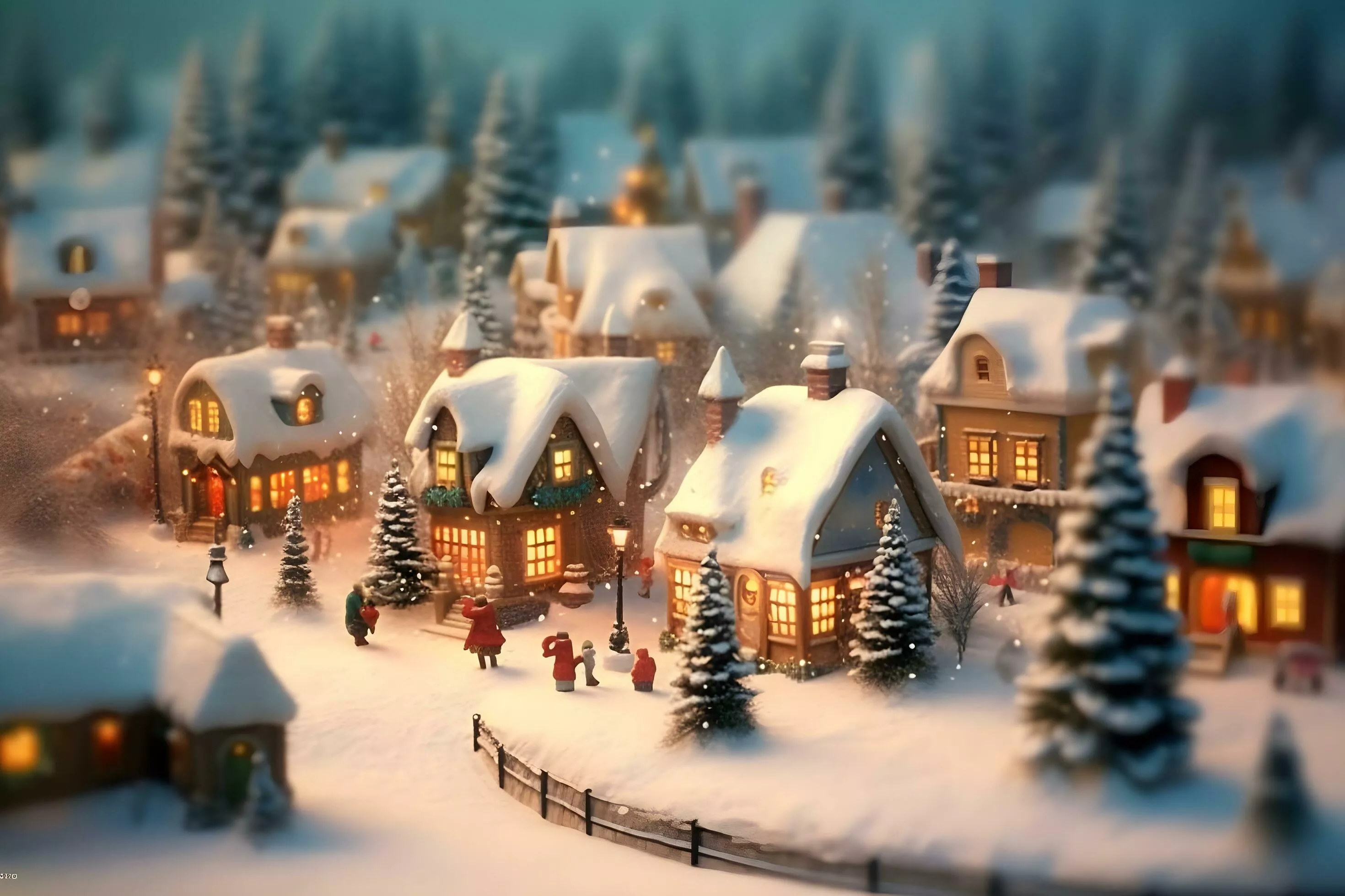 Snow Village 4k Wallpapers - Wallpaper Cave