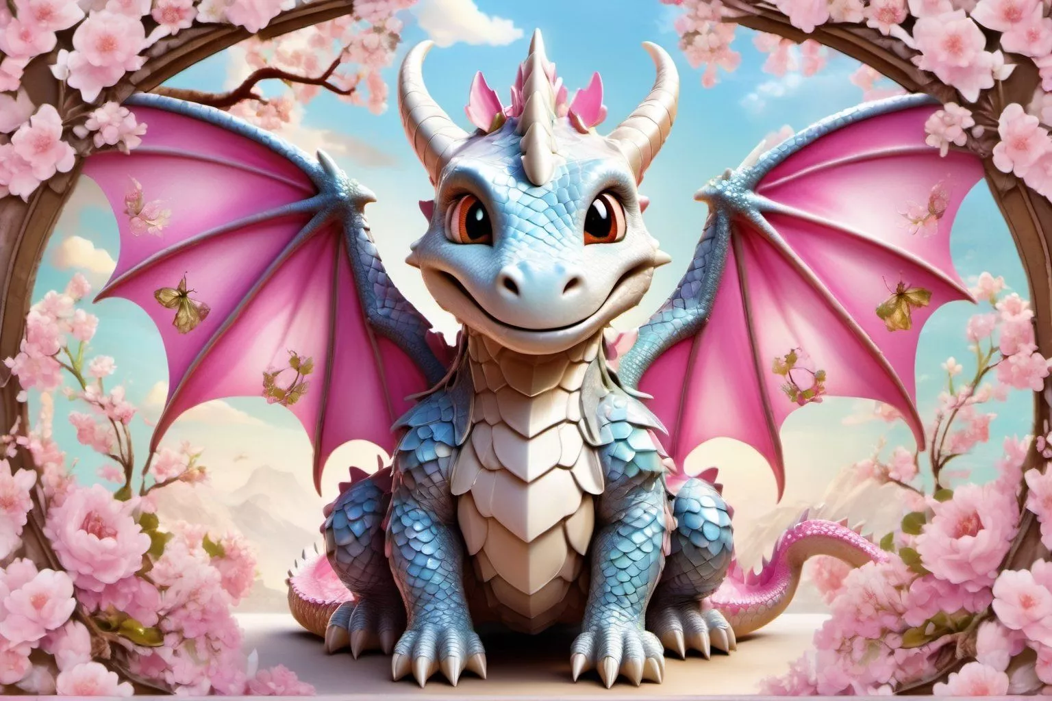 Spring Cute Dragons Wallpapers - Wallpaper Cave