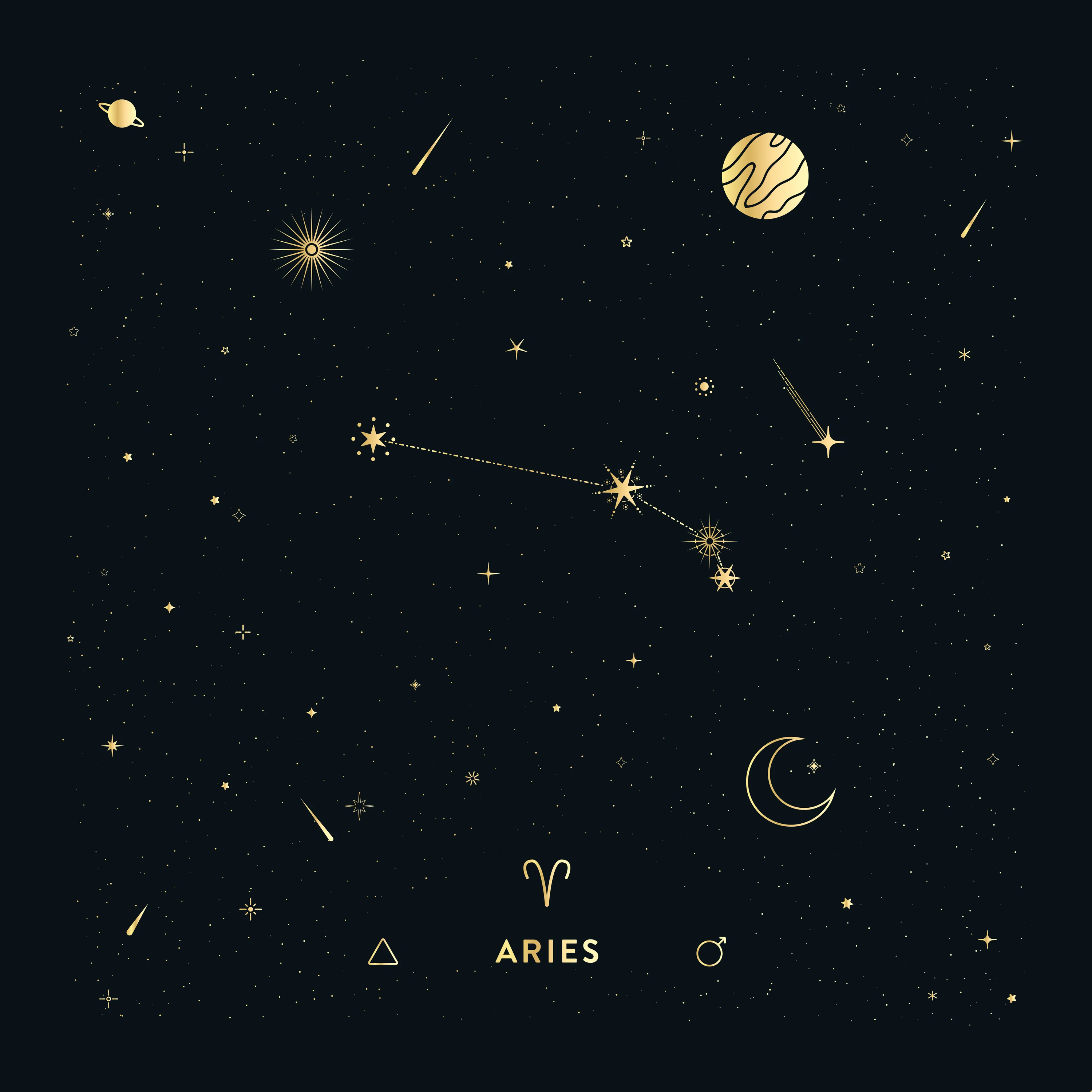 Preppy Aries Constellation Wallpapers - Wallpaper Cave