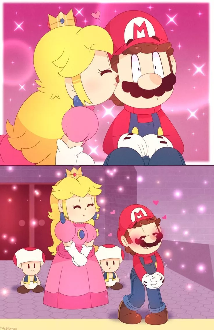 Mario And Princess Peach Kissing Wallpapers - Wallpaper Cave