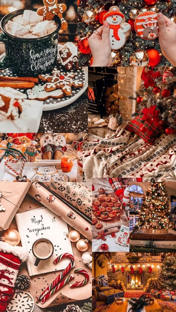 Christmas iPhone Collage Wallpapers - Wallpaper Cave