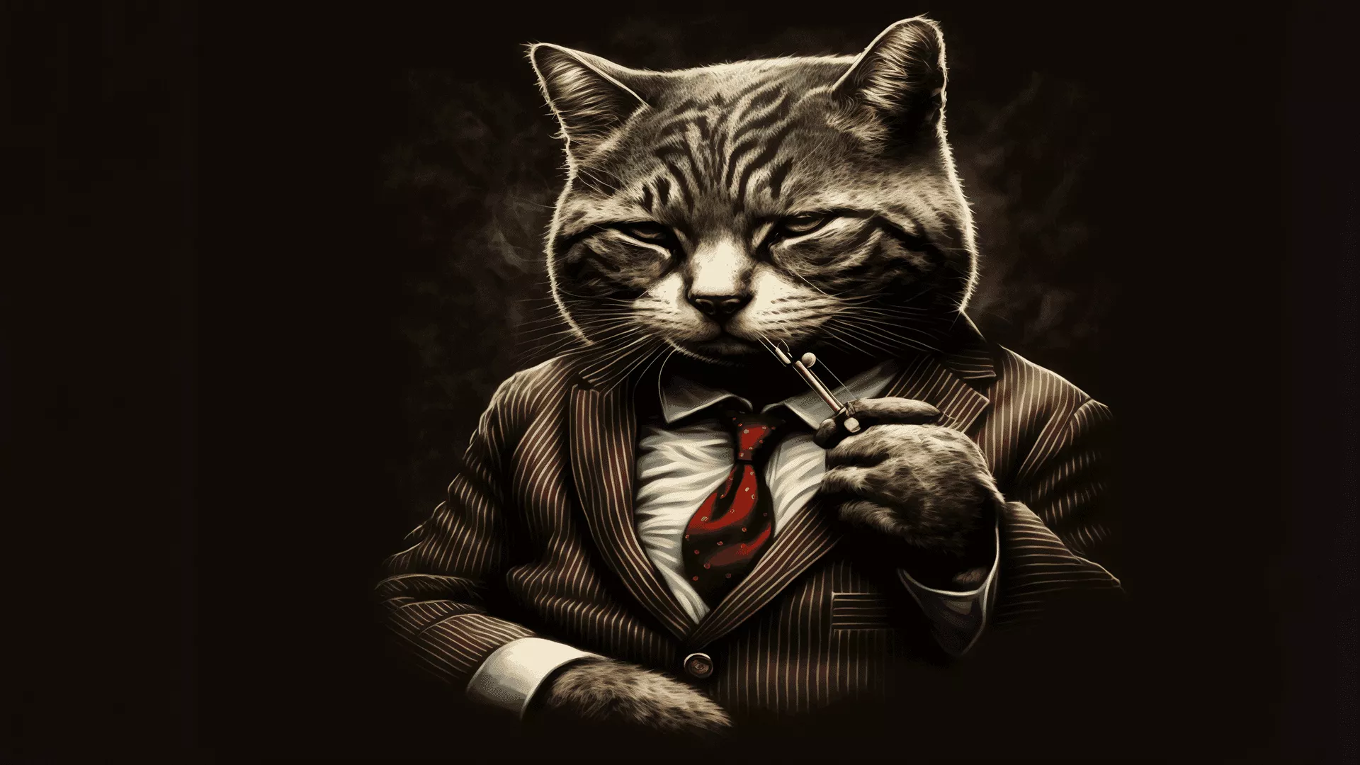 Smoking Cat Wallpapers - Wallpaper Cave