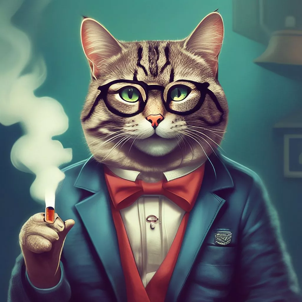 Smoking Cat Wallpapers - Wallpaper Cave