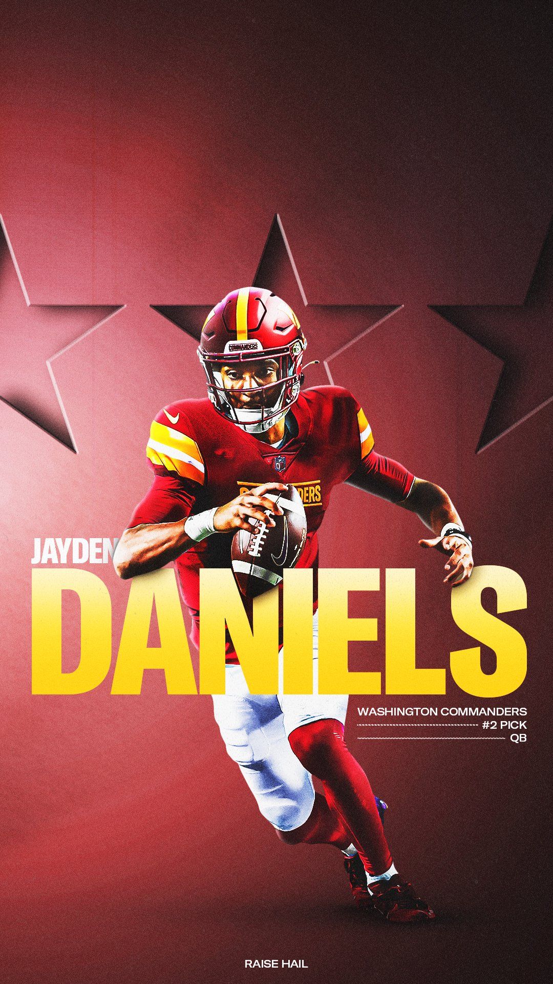 Jayden Daniels Commanders Wallpapers - Wallpaper Cave