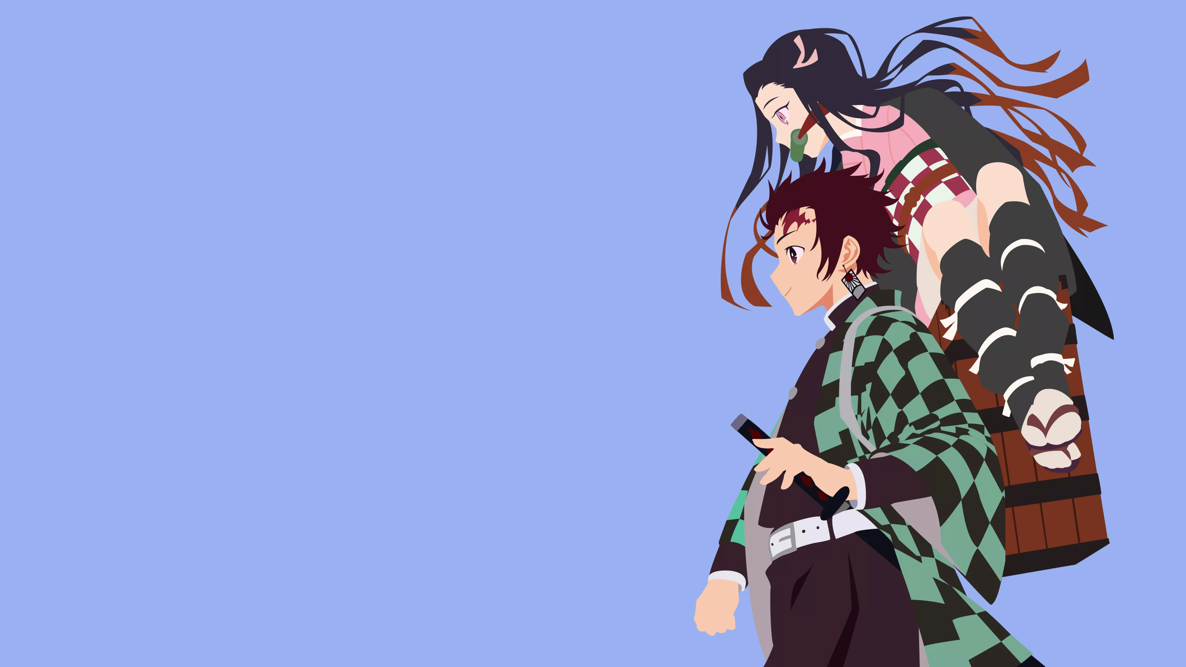 Demon Slayer Minimalist 4k Wallpapers - Wallpaper Cave