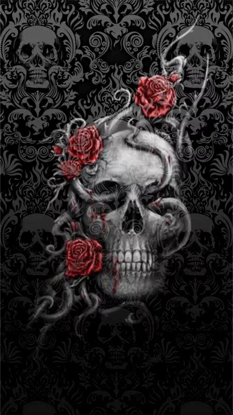 Dark Skull Phone Wallpapers - Wallpaper Cave