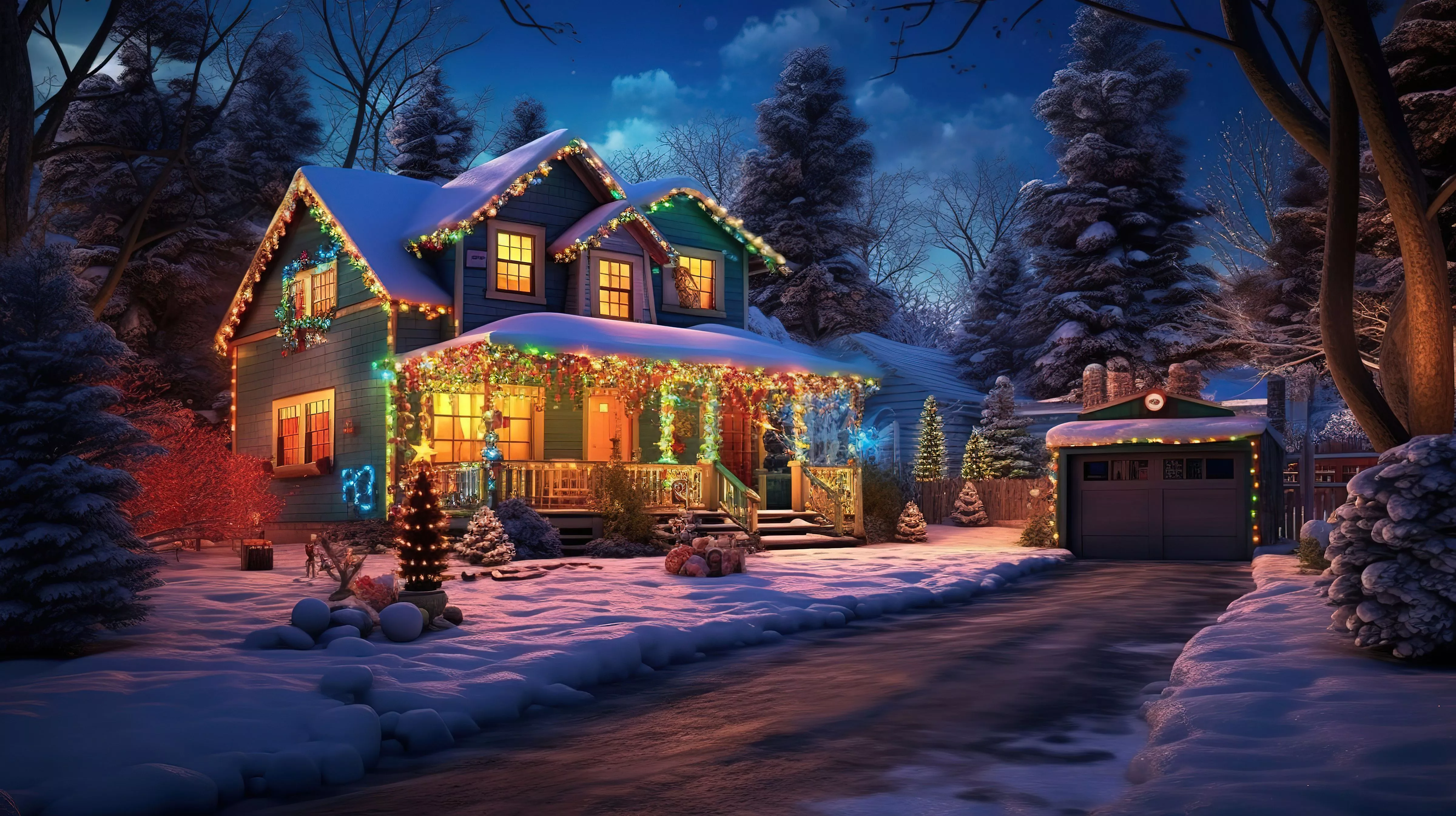 Winter Colorful Wallpapers - Wallpaper Cave