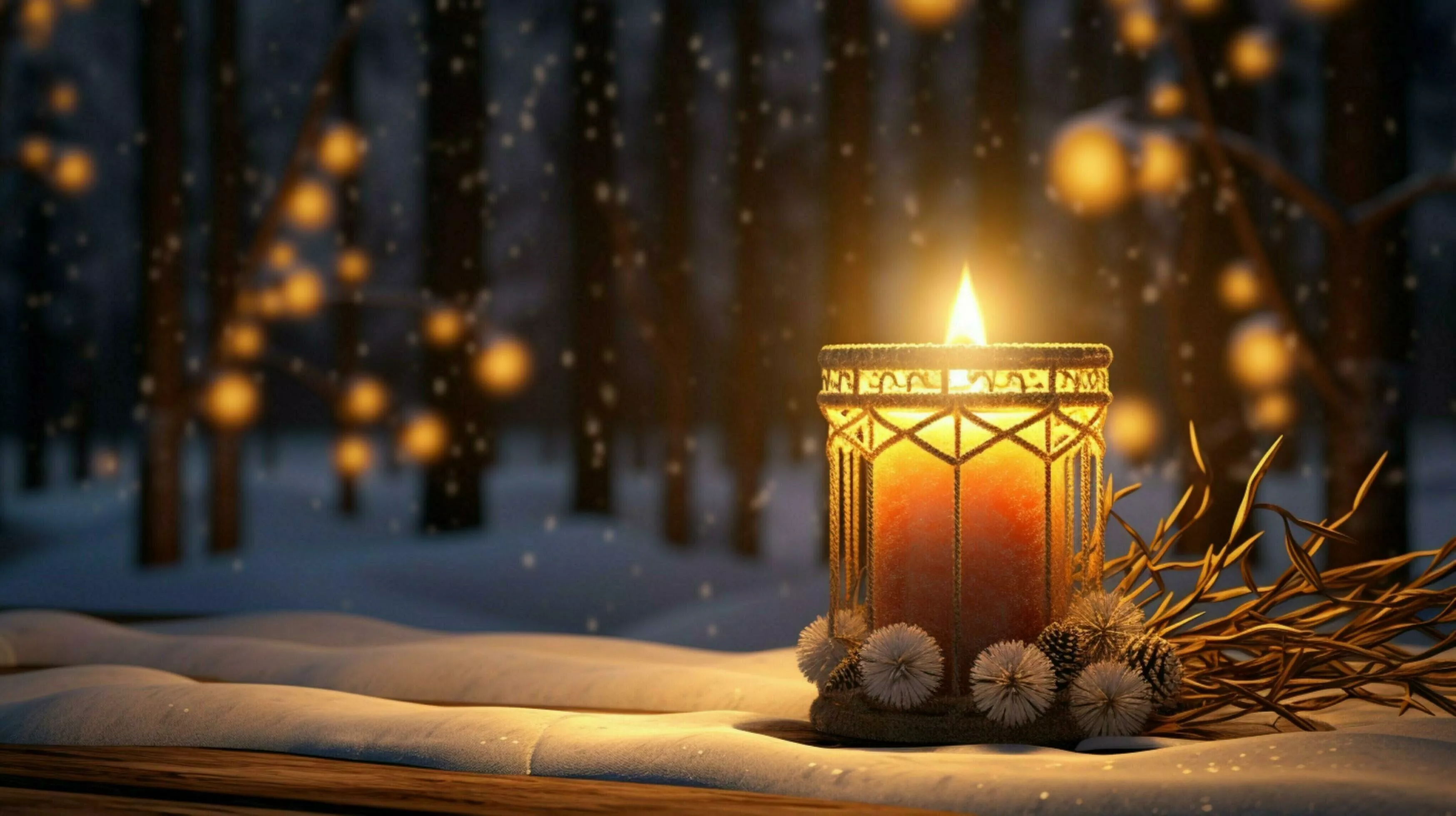 Candle Light Winter Wallpapers - Wallpaper Cave