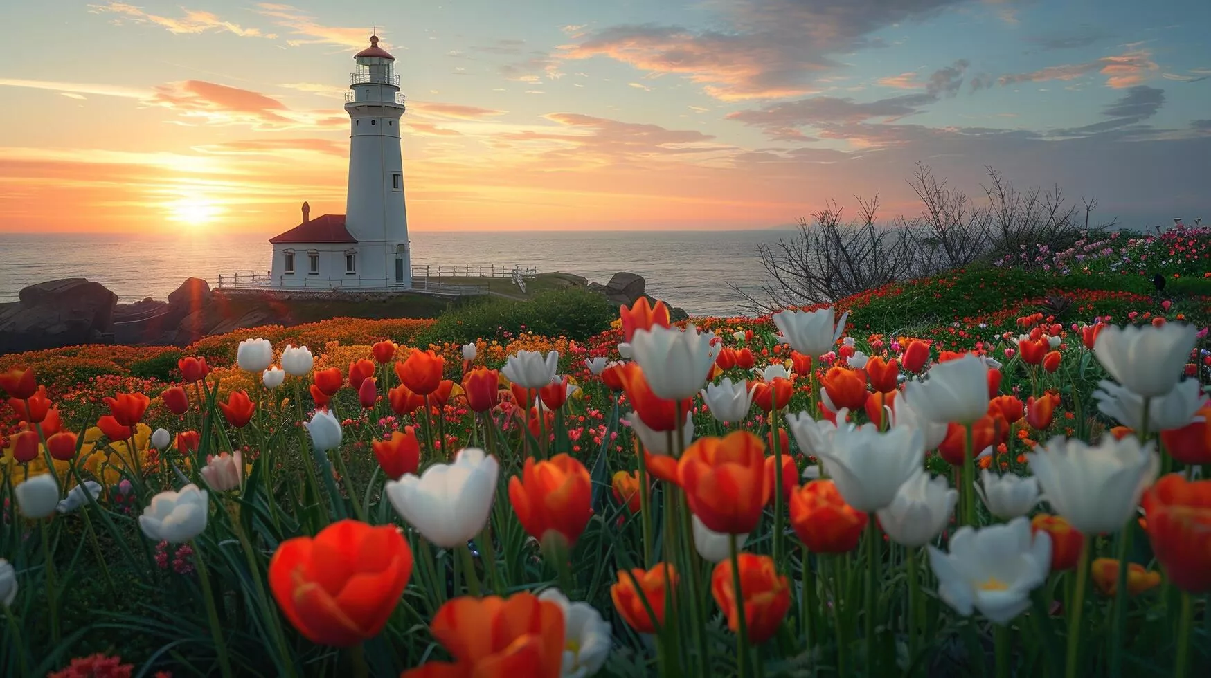 Lighthouse Spring Wallpapers - Wallpaper Cave
