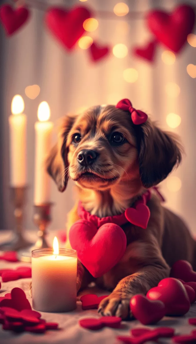 Cute Dogs Valentines Wallpapers - Wallpaper Cave