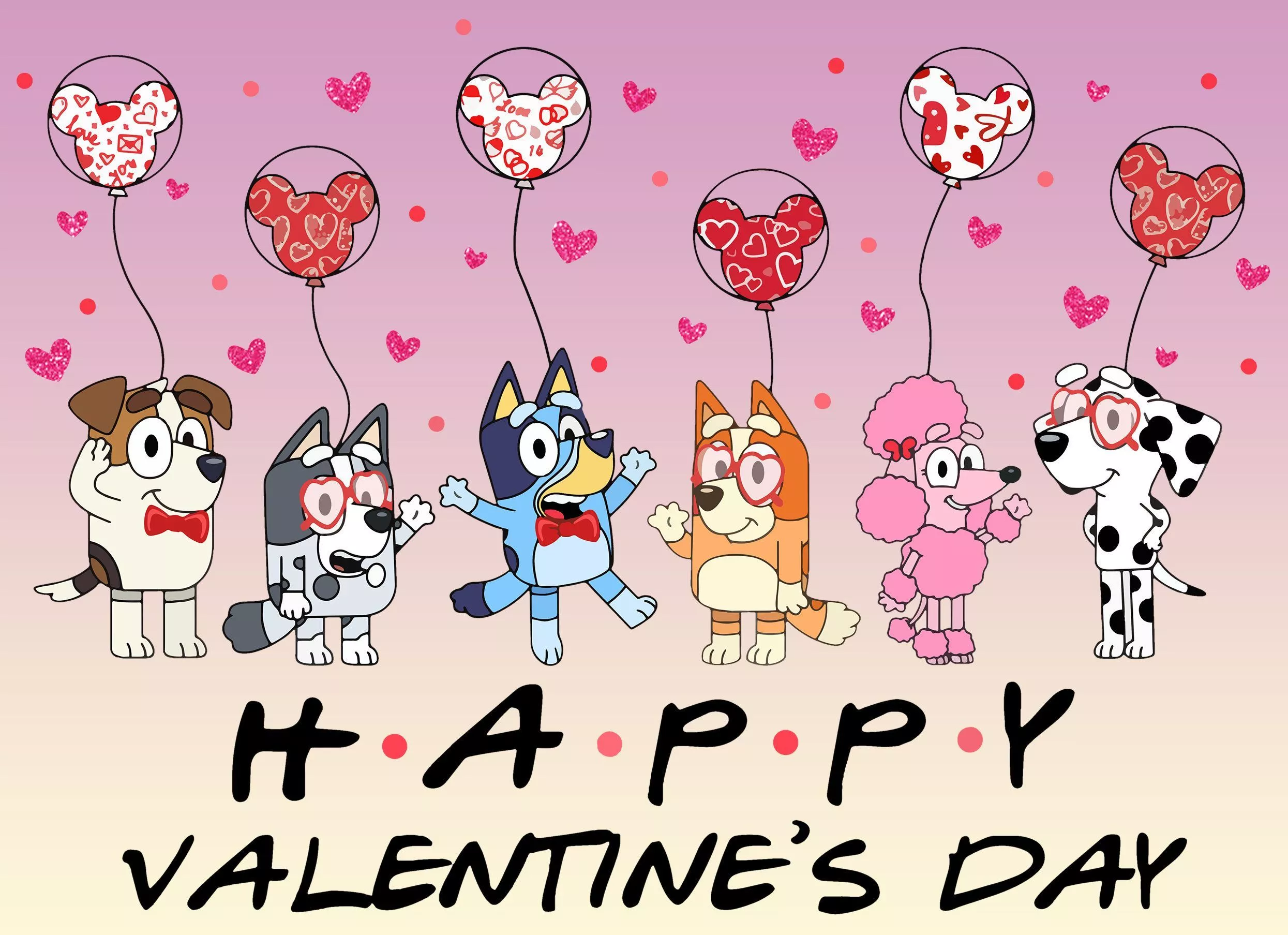 Bluey Valentines Day Wallpapers - Wallpaper Cave