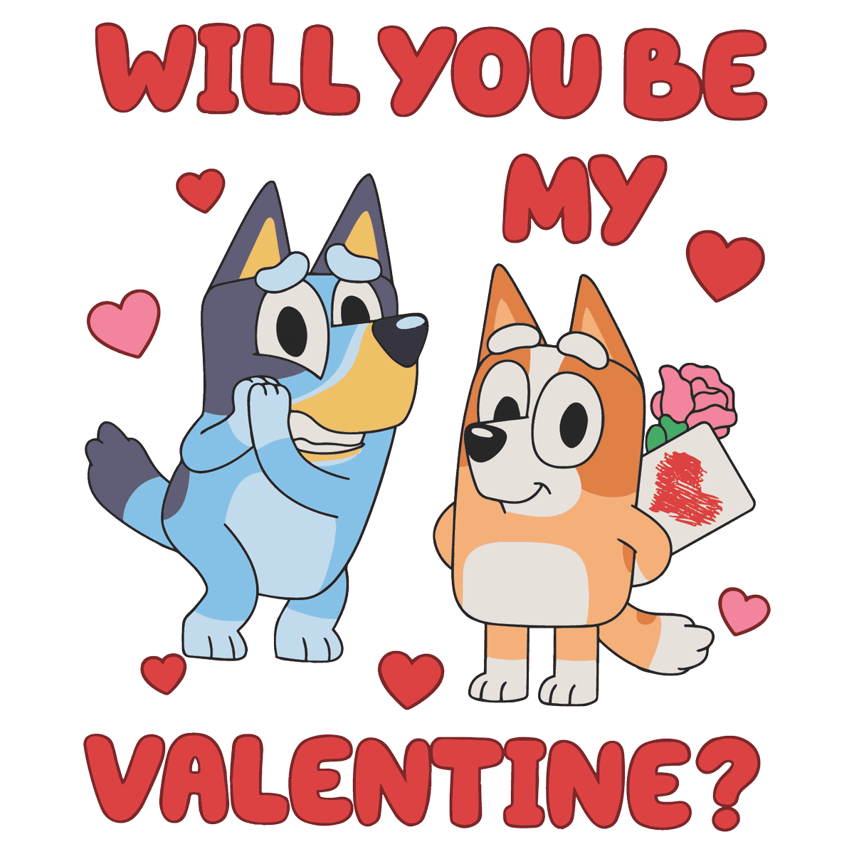 Bluey Valentines Day Wallpapers - Wallpaper Cave