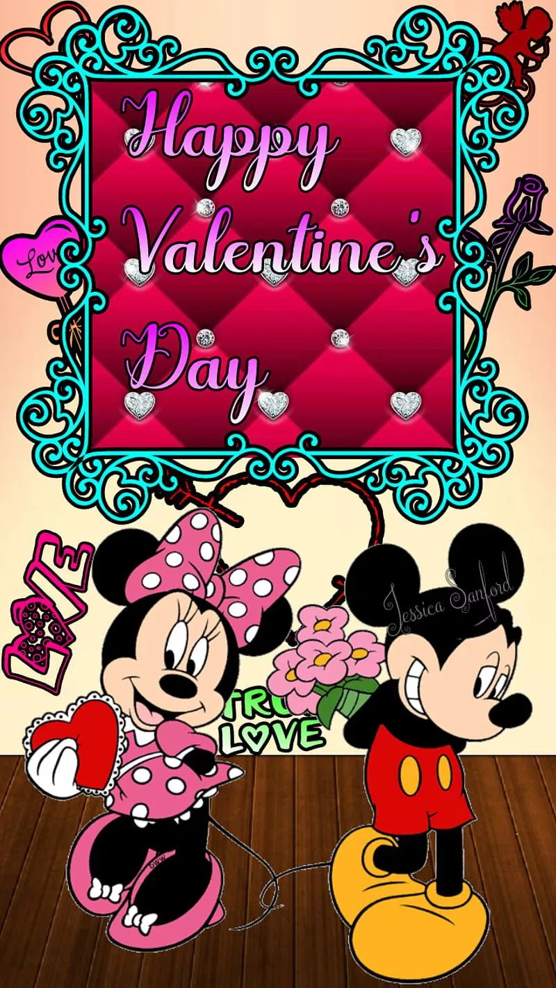 Valentine's Day Minnie Mouse Wallpapers - Wallpaper Cave