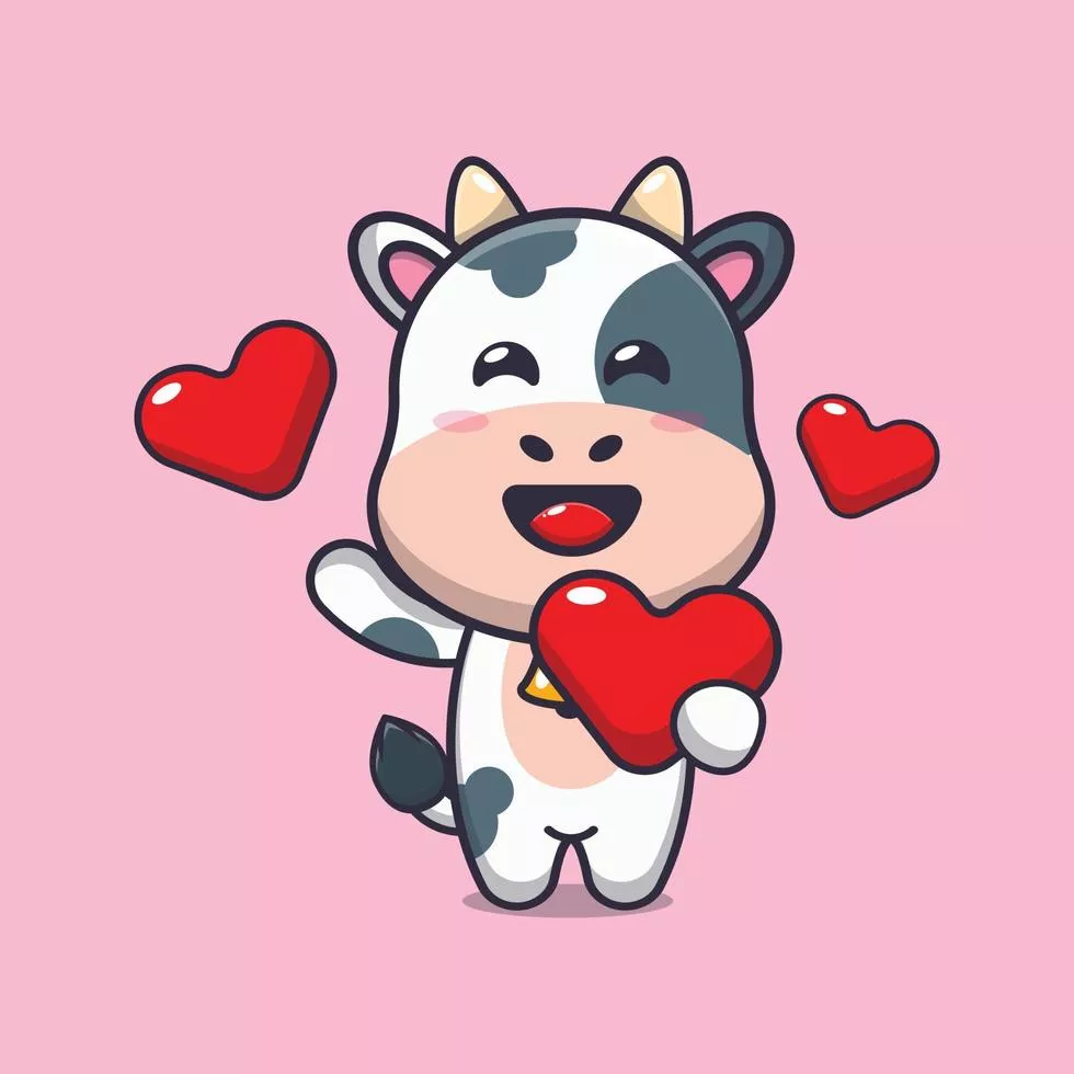 Valentines Day Cows Wallpapers - Wallpaper Cave