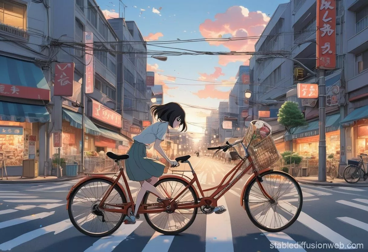 Anime Bicycle Wallpapers - Wallpaper Cave