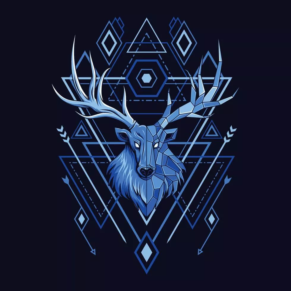 Geometric Deer Wallpapers - Wallpaper Cave