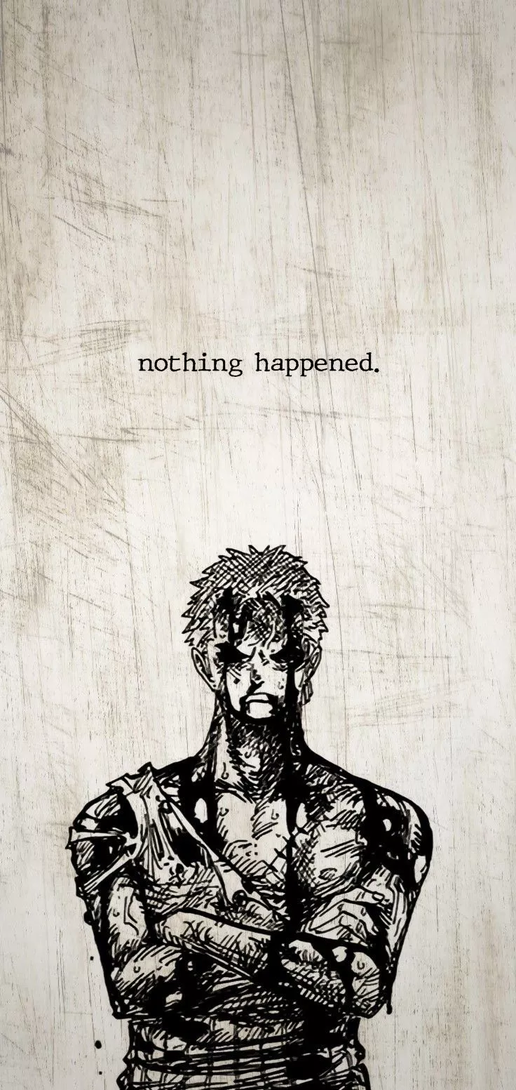 Zoro Nothing Happend Wallpapers - Wallpaper Cave