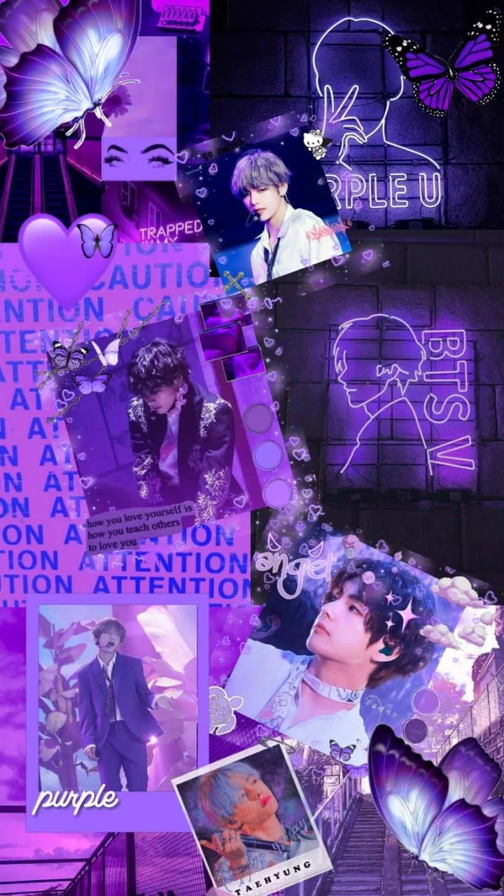BTS V Collage Wallpapers - Wallpaper Cave