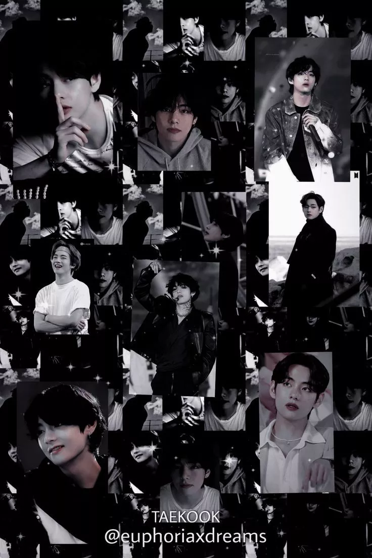BTS V Collage Wallpapers - Wallpaper Cave
