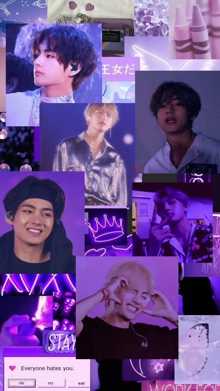 BTS V Collage Wallpapers - Wallpaper Cave