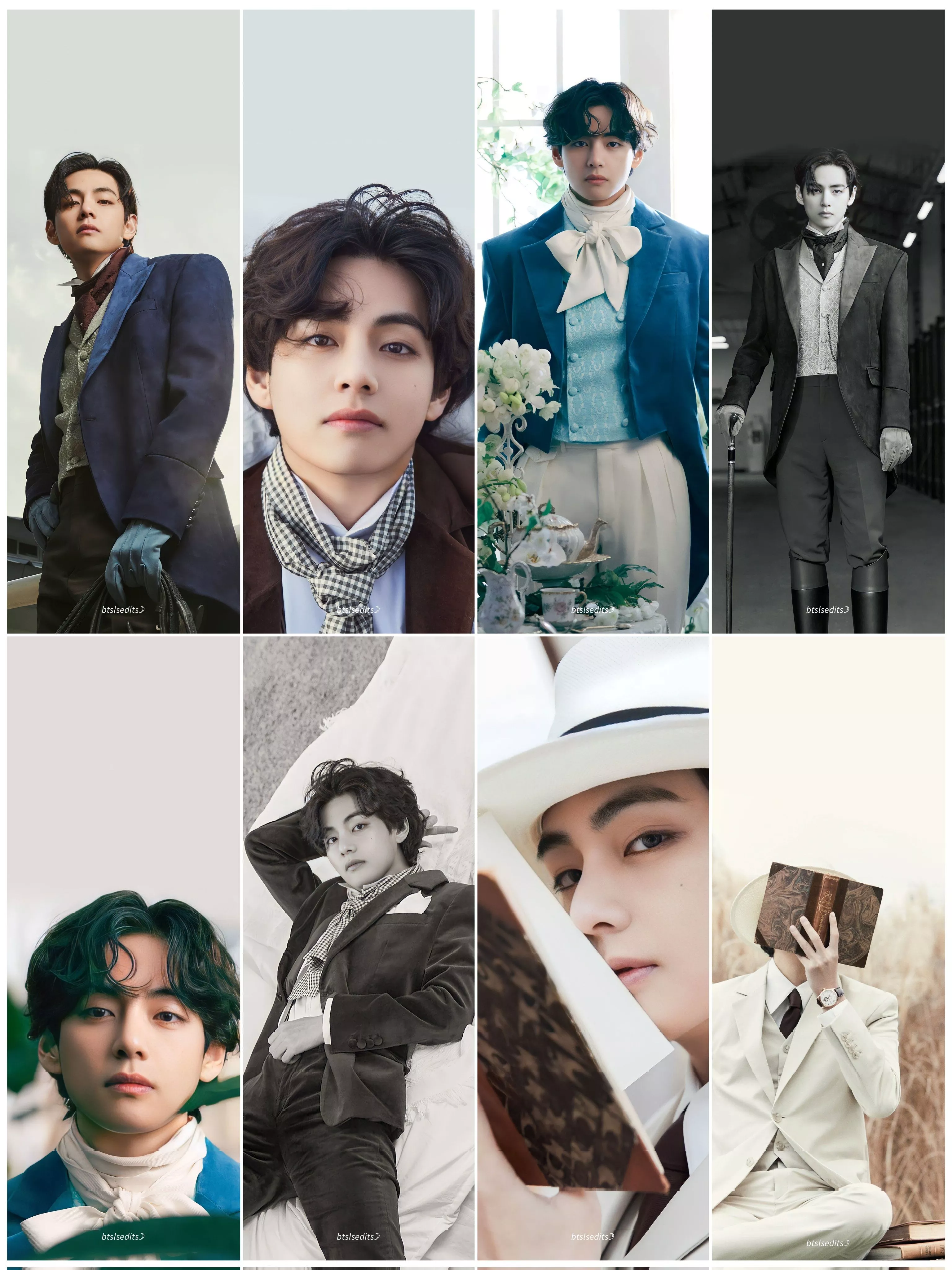 BTS V Collage Wallpapers - Wallpaper Cave