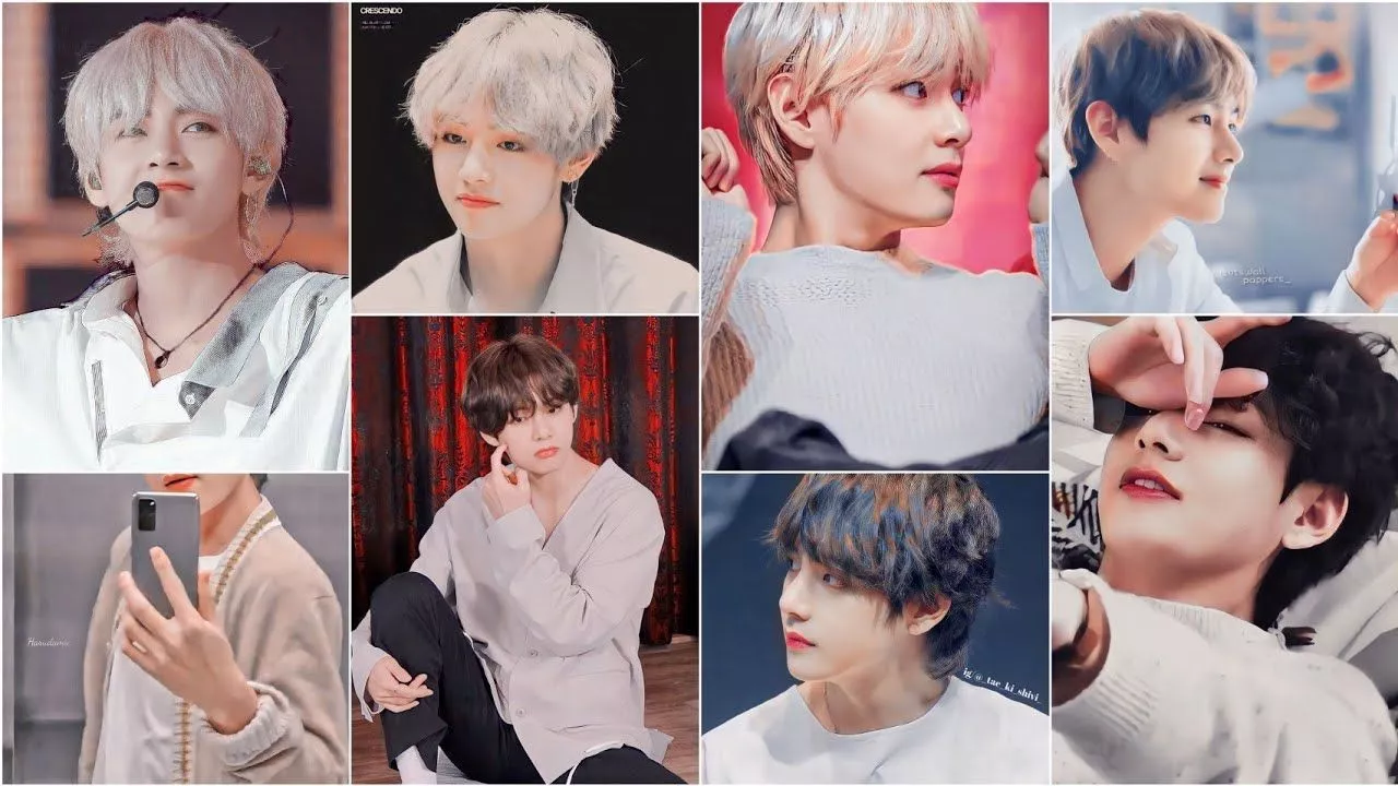 BTS V Collage Wallpapers - Wallpaper Cave