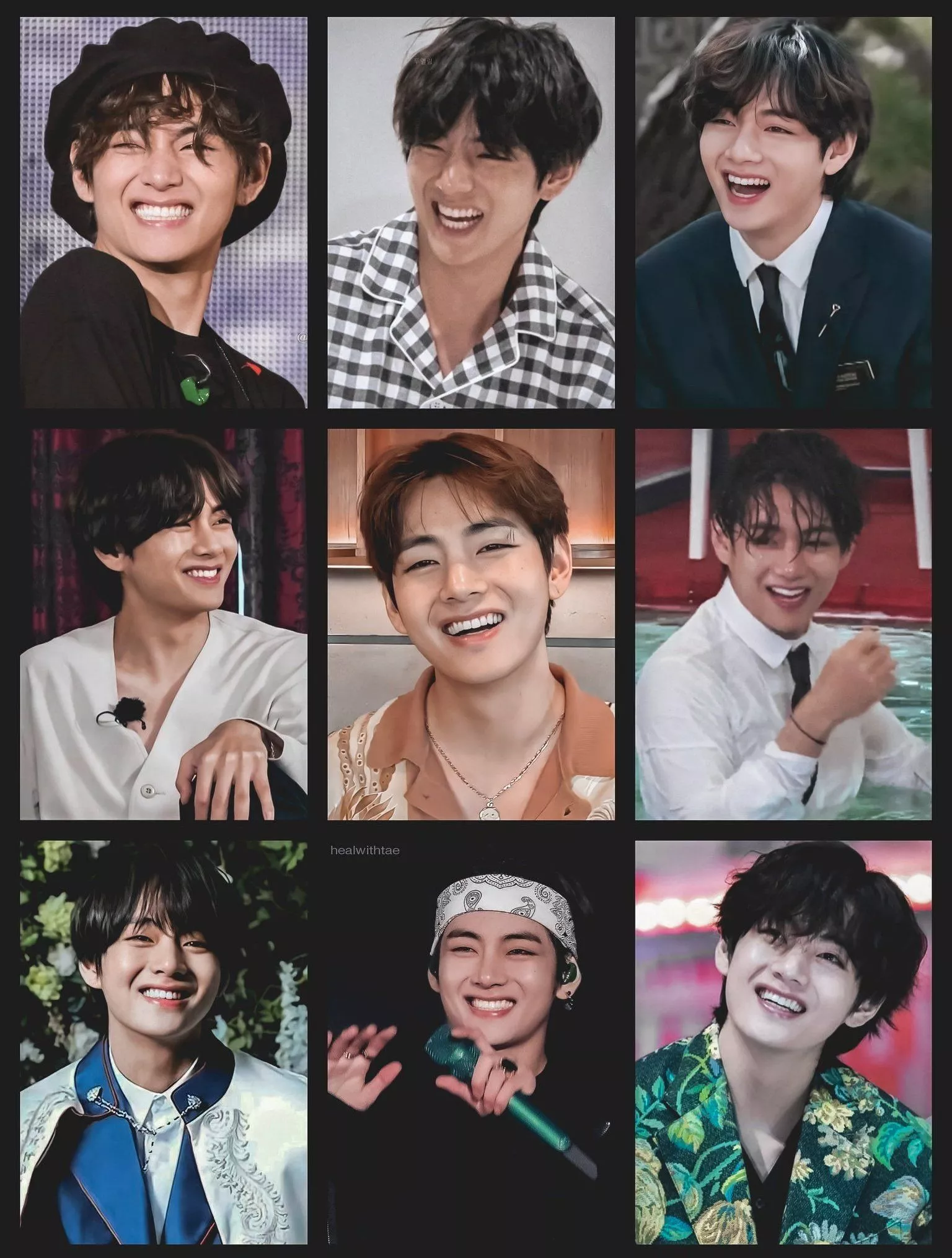 BTS V Collage Wallpapers - Wallpaper Cave