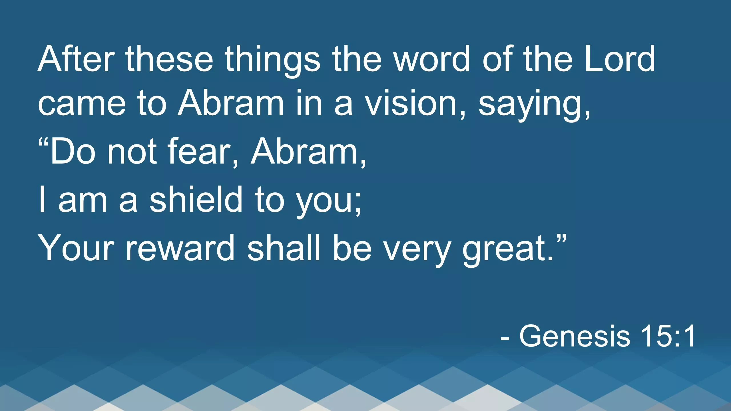 Genesis 15:1 Wallpapers - Wallpaper Cave