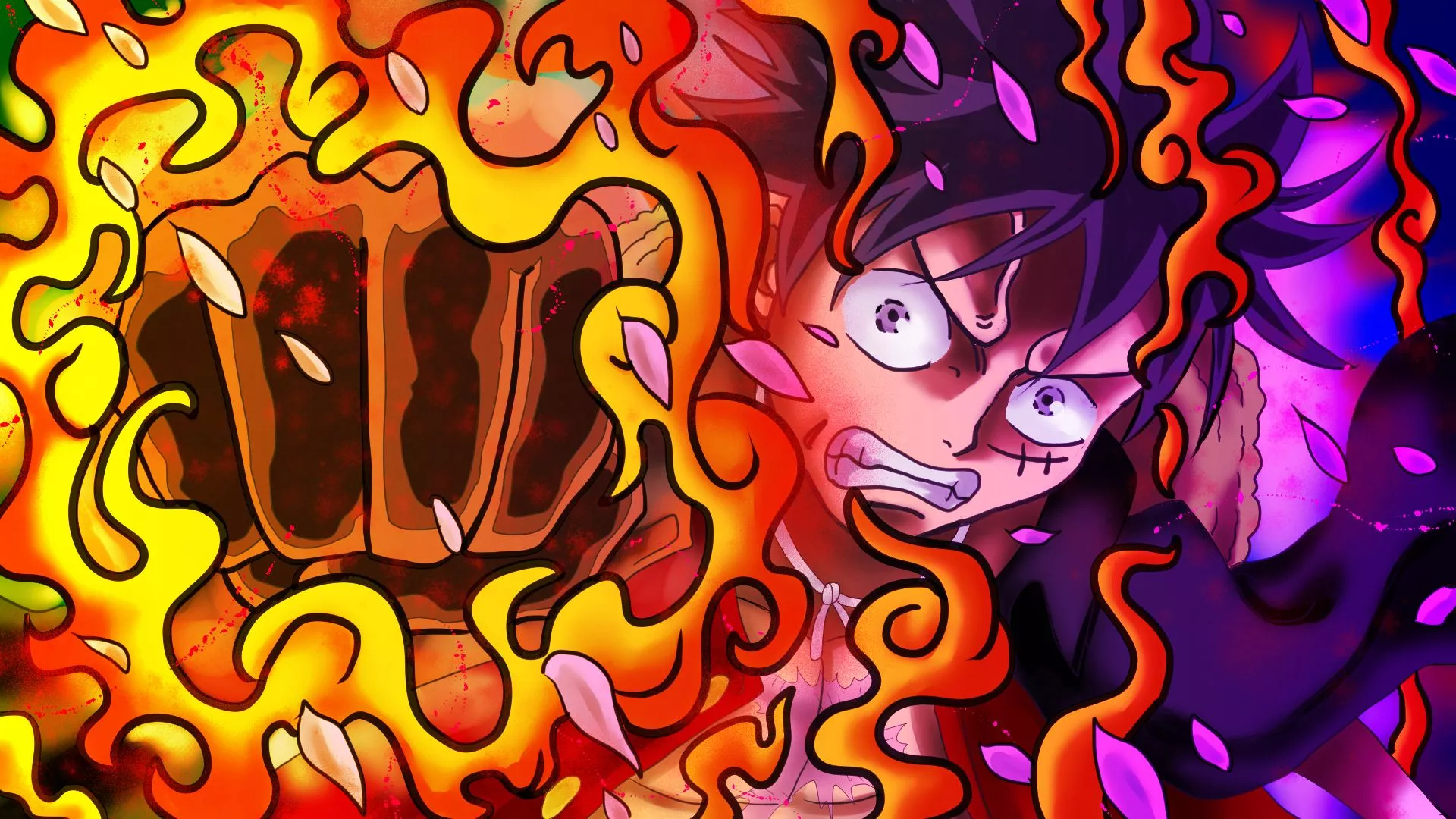 Luffy Purple Wallpapers - Wallpaper Cave