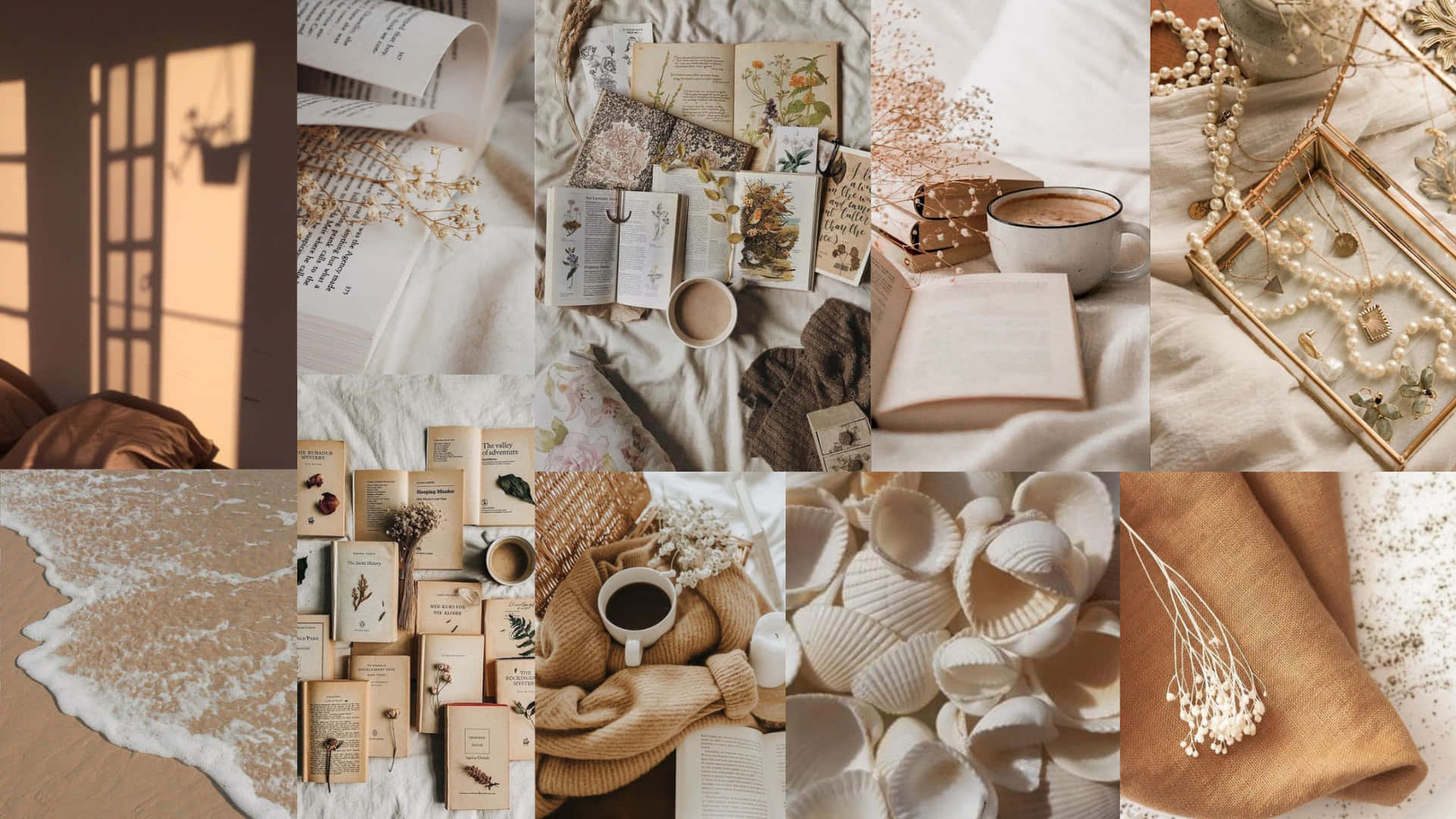 Neutral Collage Desktop Wallpapers - Wallpaper Cave