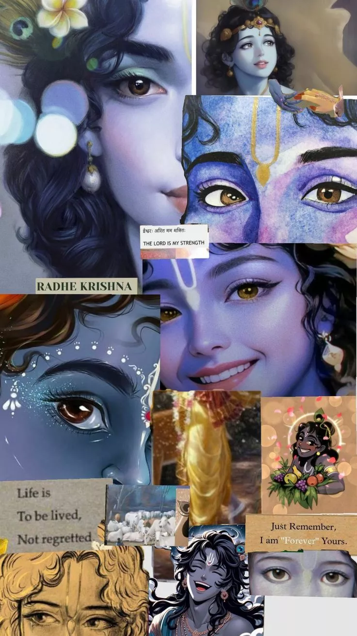 Krishna Eyes Wallpapers - Wallpaper Cave