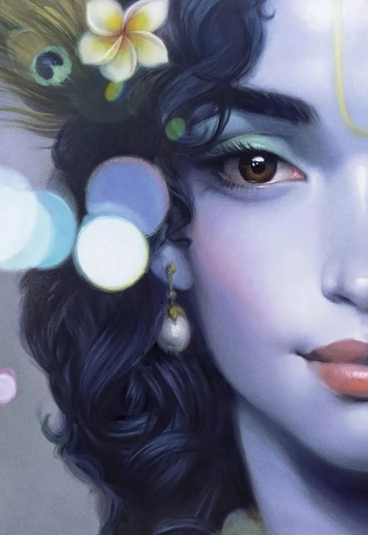 Krishna Eyes Wallpapers - Wallpaper Cave