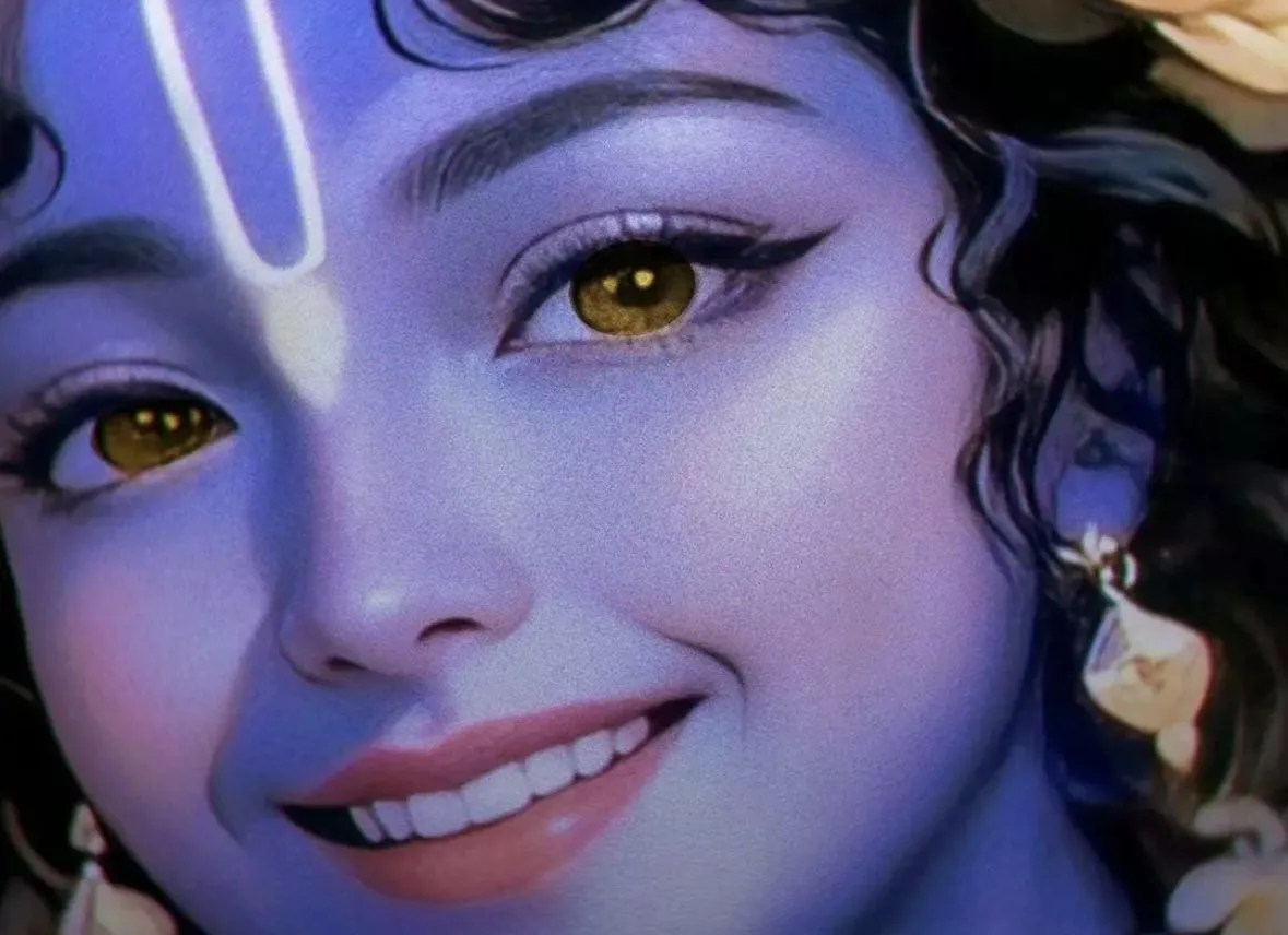 Krishna Eyes Wallpapers - Wallpaper Cave