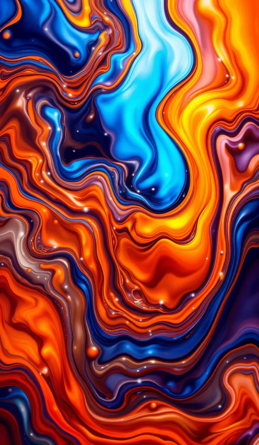 Orange Blue iPhone Wallpapers - Wallpaper Cave