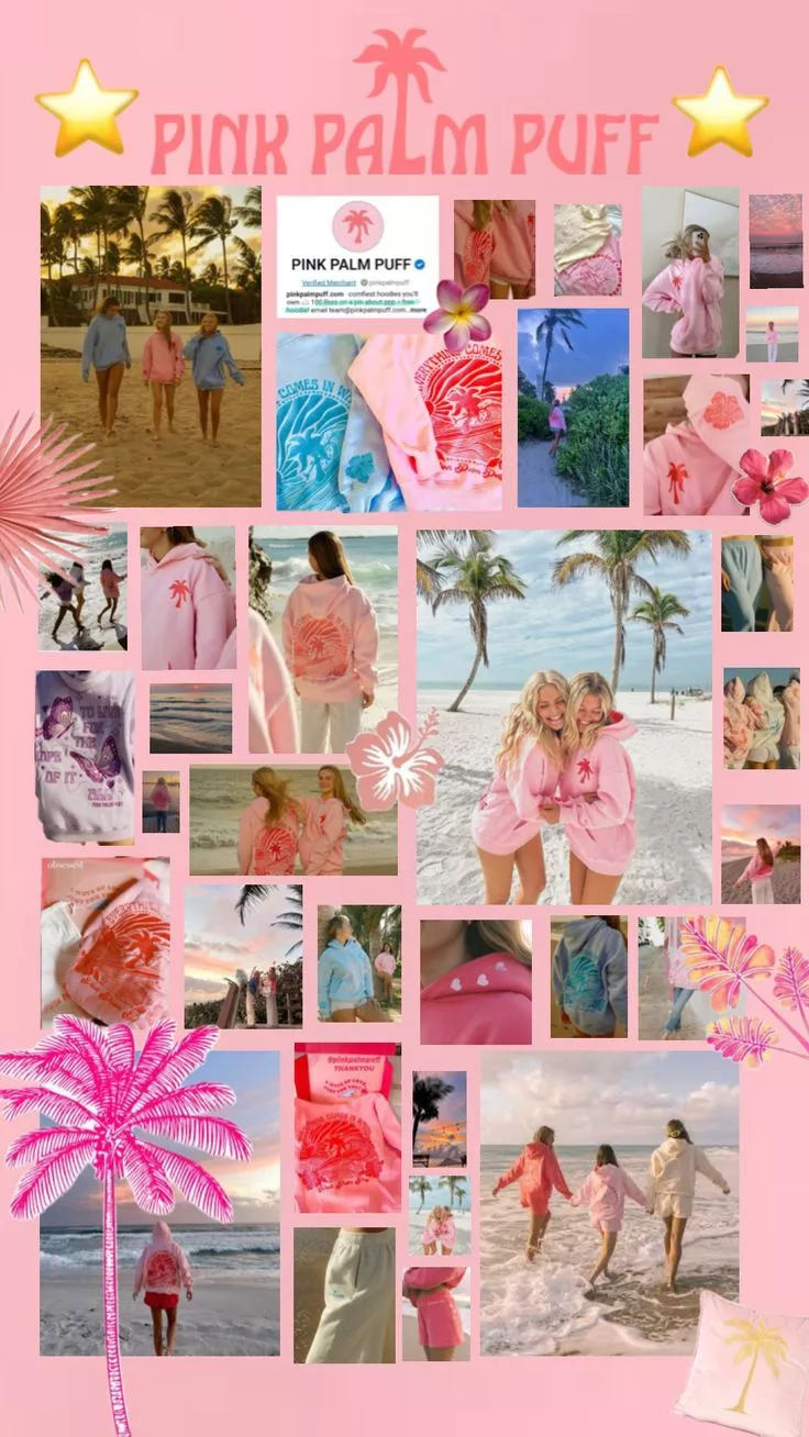 Pink Palm Puff Wallpapers - Wallpaper Cave